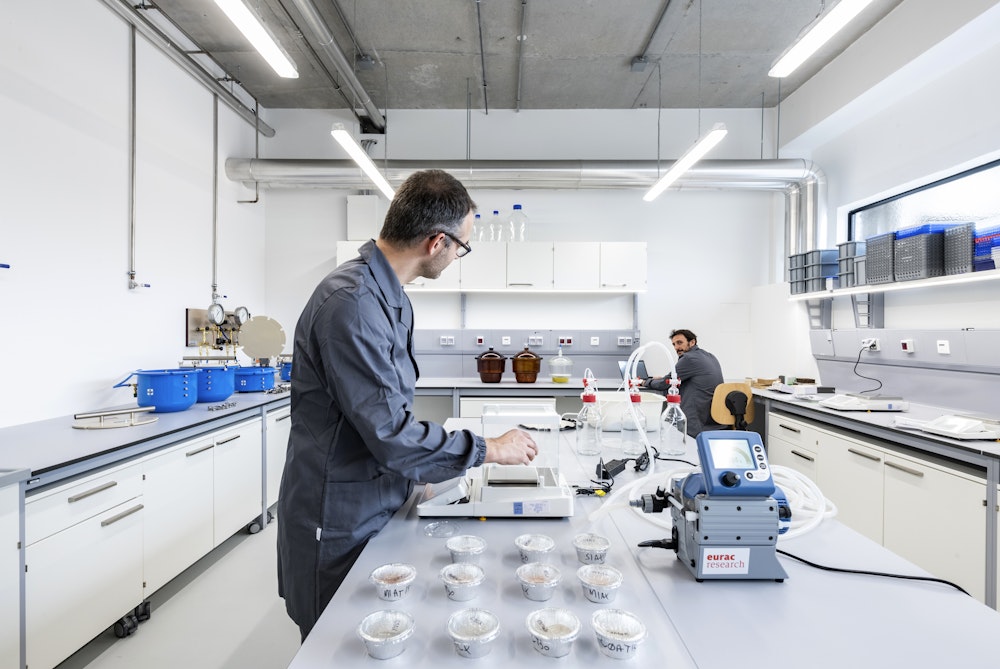 Hygrothermal testing lab - Eurac Research