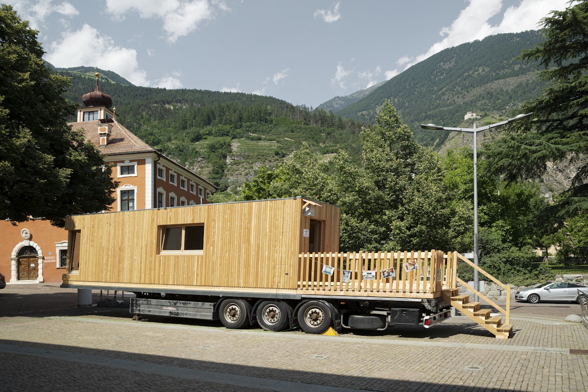 Auftakt für das Projekt „Tiny FOP MOB“ in Schlanders - Eurac Research