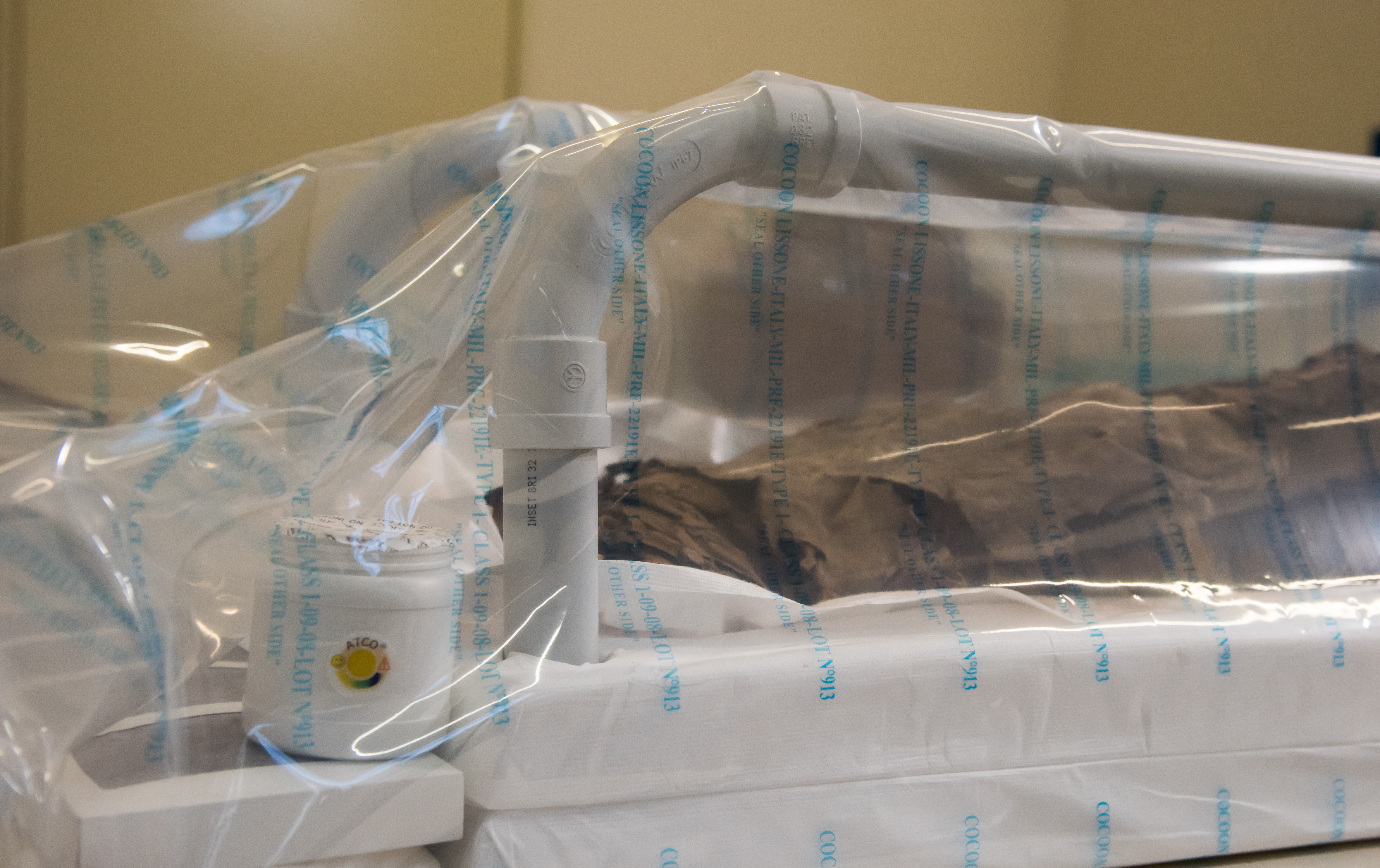 La conservazione della mummia di fanciullo